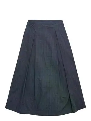 BERGFABEL Emma Pleated Skirt - Blue