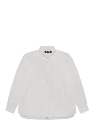 BLACK COMME DES GARÇONS Gathered Shirt - White