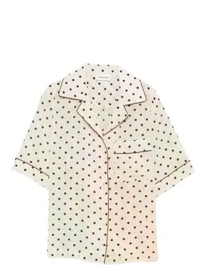 P.a.r.o.s.h Sbillo Polka-dot Shirt - Neutrals