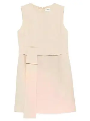 P.a.r.o.s.h Rania Belt Mini Dress - Neutrals