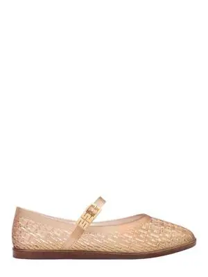 Melissa Harper Buckle-strap Ballet Flats - Neutrals