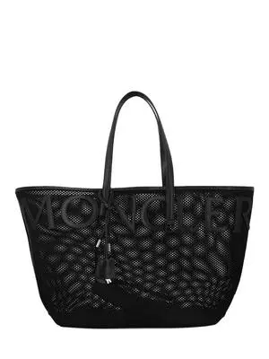 Moncler Logo Detail Shopper Tote - Black