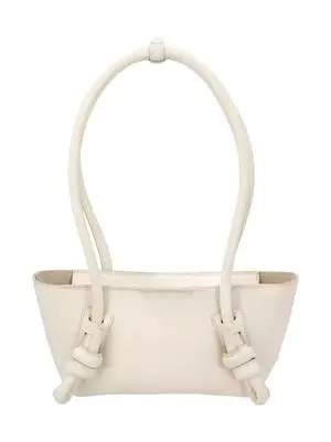Hereu Mini Fleca Shoulder Bag With Knot Detail - Neutrals