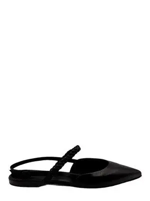 POMME D´OR Flat Pumps With Braided Detail - Black