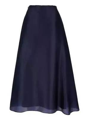 Alberta Ferretti A-line Skirt - Blue