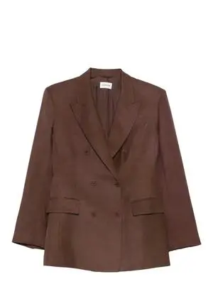 P.a.r.o.s.h Double-breasted Blazer - Brown