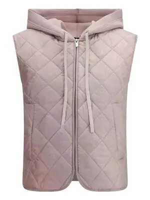 Max Mara Hooded Gilet - Pink