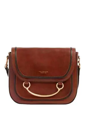 THE BRIDGE Leather Cross Body Bag - Brown