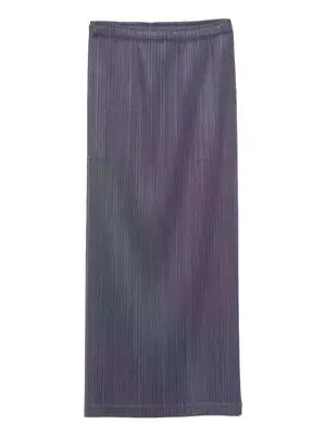 Issey Miyake Pleated Skirt - Purple
