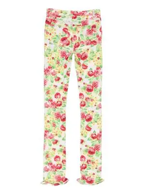 Acne Studios Floral Trousers - Neutrals