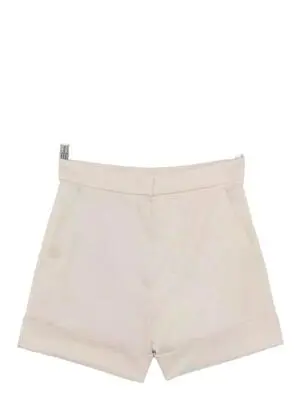 Max Mara Celebre Cuffed Shorts - Neutrals