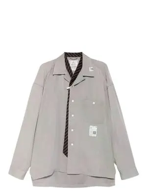 Mihara Yasuhiro Logo-patch Shirt - Grey