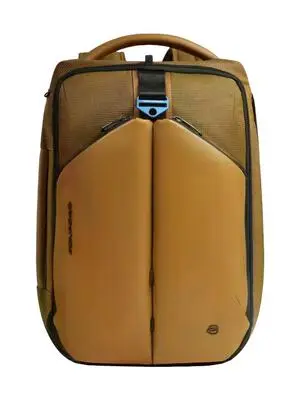 PIQUADRO Panelled Backpack - Brown