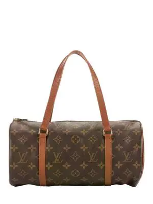 LOUIS VUITTON 30 Papillon Monogram Canvas Tote Bag - Brown