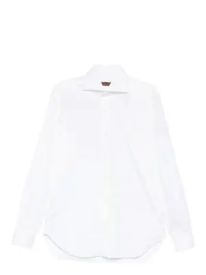 BARBA NAPOLI Curved-hem Shirt - White