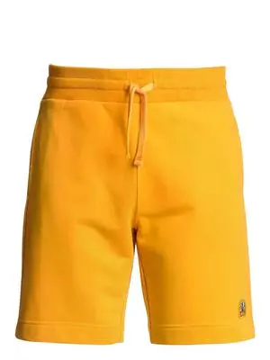 PARAJUMPERS Cairo Easy Drawstring Logo-patch Shorts - Yellow