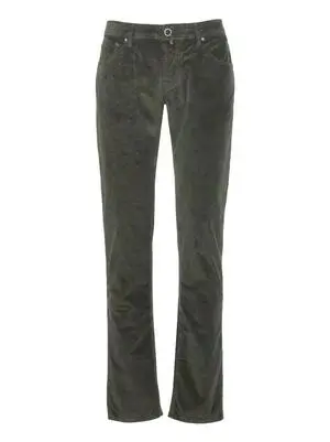 Jacob Cohen Corduroy Trousers - Green