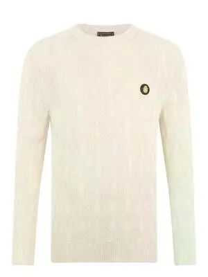 BILLIONAIRE Round-neck Sweater - White