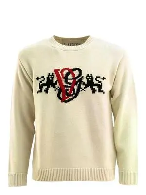 Valentino Garavani Intarsia Sweater - Neutrals