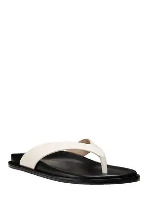 STUART WEITZMAN Thong Sandals - Cream