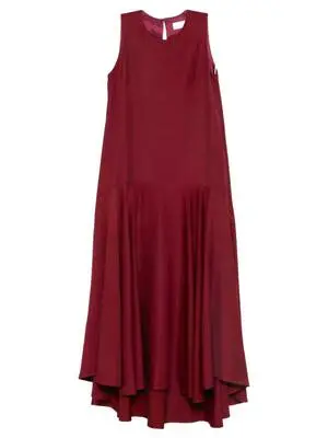 P.a.r.o.s.h Paneled Midi Dress - Red