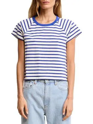 Denimist Raglan Tee - Blue Stripe