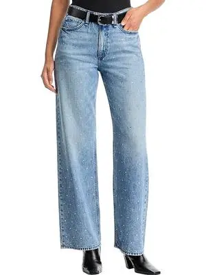 Rag & Bone Logan High-rise Wide-leg Jeans - Margo Jewel
