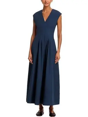 Rag & Bone Ines Poplin Maxi Dress - Salute