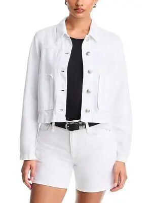 Rag & Bone Adrianna Denim Jacket - White
