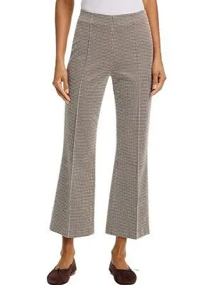 Rag & Bone Irina Kick Flare Pants - Brown Grid
