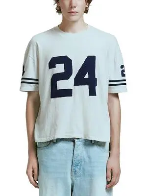 NAHMIAS Uniform 24 Boxy Tee - Egg White Jersey
