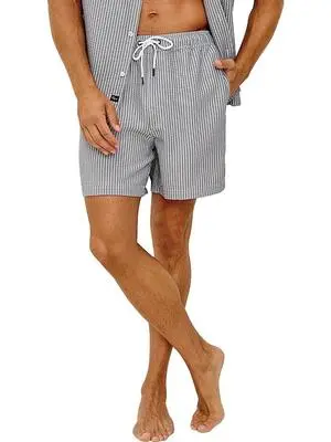 Rails La Brea 6" Swim Shorts - Navy Deck Stripe
