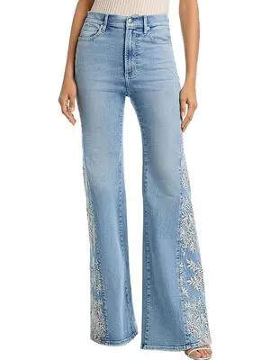 Veronica Beard Joplin High-rise Wide-leg Jeans - Silverwood