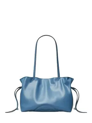 Tory Burch Ella Small Drawstring Tote - Electric Blue
