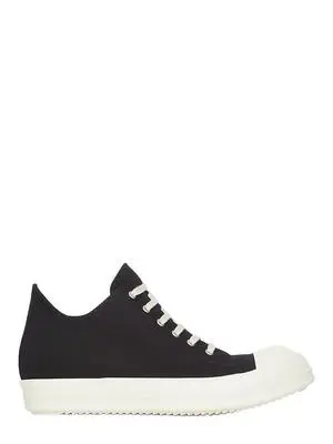 Rick Owens Concordians Low Top Sneakers - Black/milk