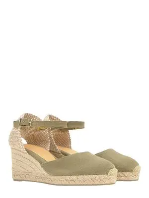 CastaÑer Carol Espadrille Wedge Pumps - Laurel