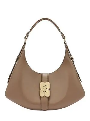 GANNI Kat Small Shoulder Bag - Coca Mocha