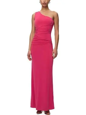 Herve Leger Irie One-shoulder Gown - Cameilla