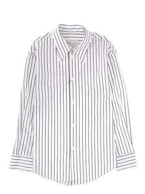 Ami Cotton Oversized Shirt - White