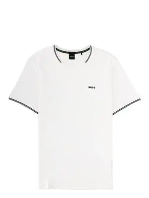 BOSS T-shirt With Logo - White