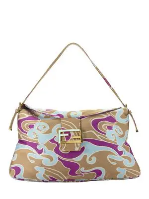 Fendi Jacquard Shoulder Bag - Multi