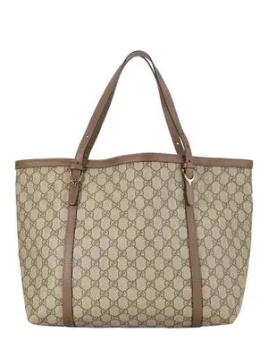 Gucci Gg Supreme Nice Tote - Brown