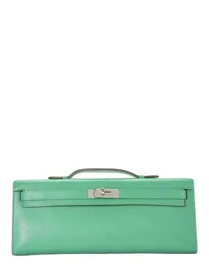 Hermès Chevre Chamkila Kelly Cut - Menthe