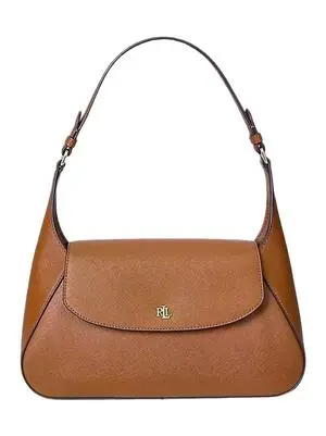 Ralph Lauren Flap-Closure Shoulder Bag Neutrals
