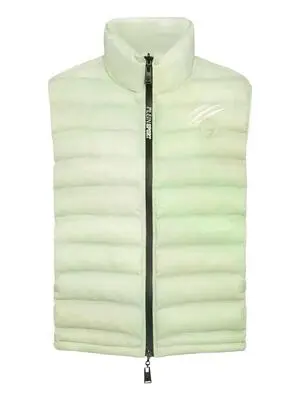 PLEIN SPORT High-neck Sleeveless Gilet - Green