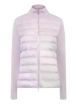 Moncler Panelled Zip-up Jacket - Purple