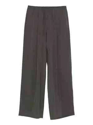 ALYSI Elasticated Palazzo Pants - Grey