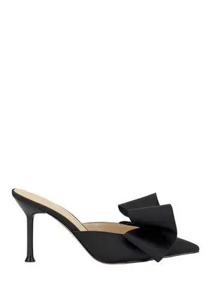Vince Camuto Valrin High Heel Mule With Bow Detailing - Black
