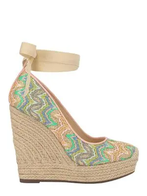 Vince Camuto Zexie Platform Wedge - Raffia Chevron