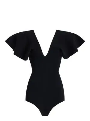 Altuzarra Winged Top - Black